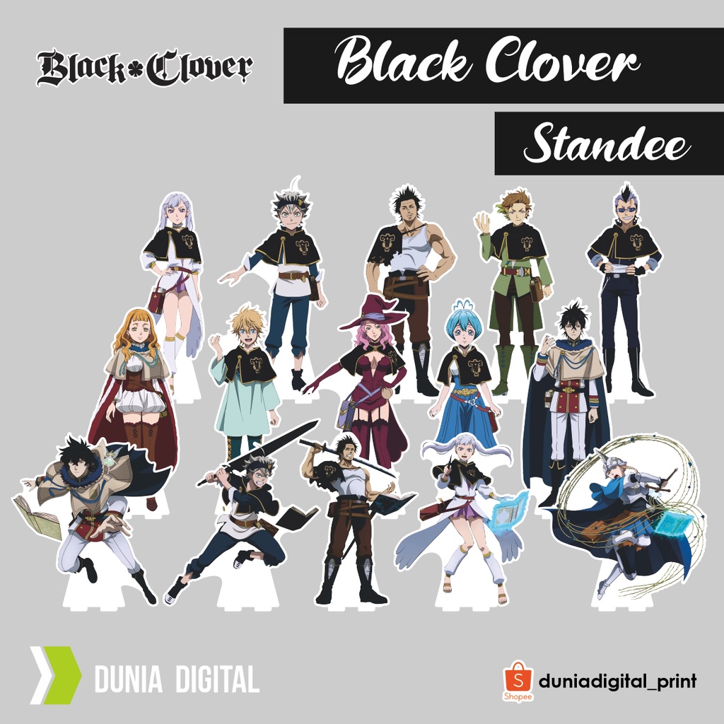 Jual Standee Black Clover Asta Yuno Akrilik Stand | Shopee Indonesia