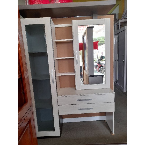 Jual Meja Rias HPL Jumbo Banyak Rak | Shopee Indonesia