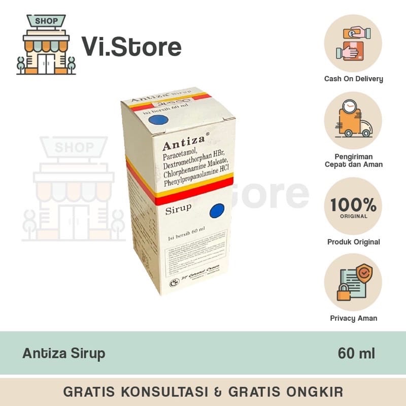 Jual Antiza Sirup 60ml | Shopee Indonesia