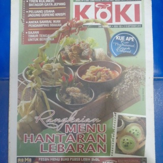 Jual Resep Masakan : Tabloid KOKI edisi 183 : Rangkaian MENU HANTARAN ...