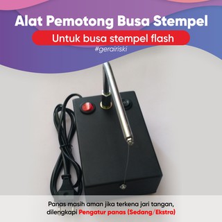 Jual Mesin Alat Pemotong Potong Busa Karet Stempel Flash Indonesia ...
