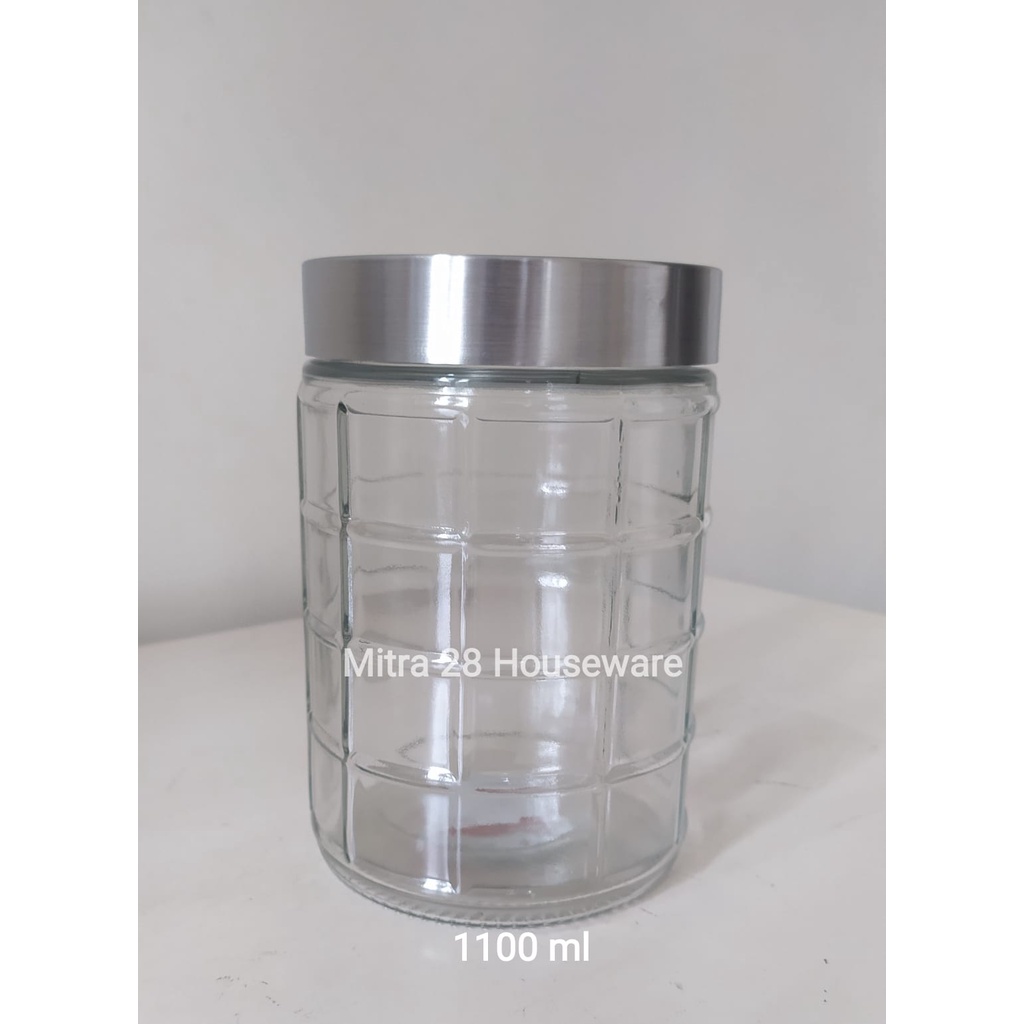 Jual Toples Kaca Bening Kedap Udara Motif Kotak 1089 D-3 Cookmaster ...