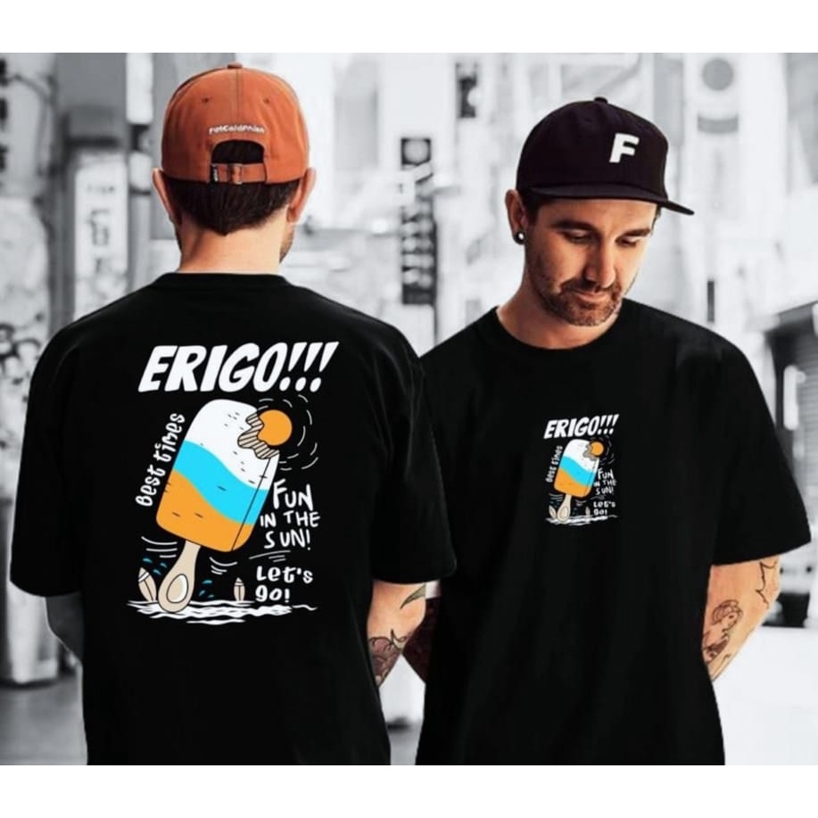 Jual BAJU DISTRO TSHIRT LENGAN PENDEK ERIGO TERBARU BISA BAYAR DI ...