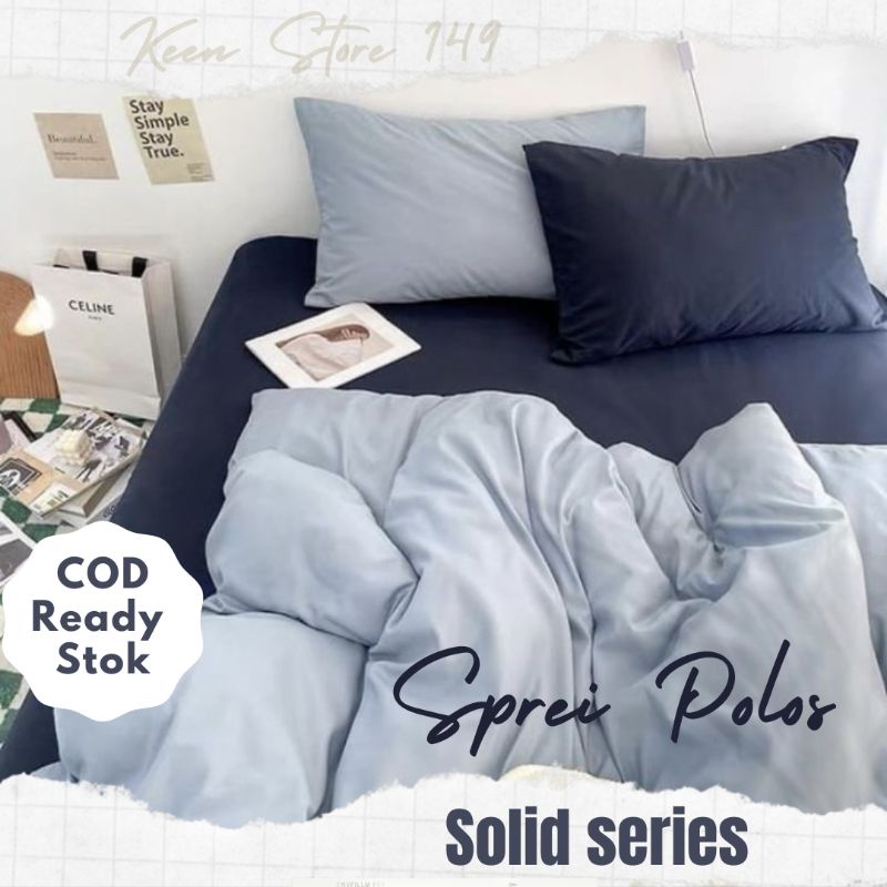 Jual Sprei Bedsheet Polos Single Solid Series Seprai Polos Tanpa Embos ...