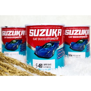 Jual Cat Suzuka SUPER BLACK S480 200cc - cat motor hitam gloss - cat ...