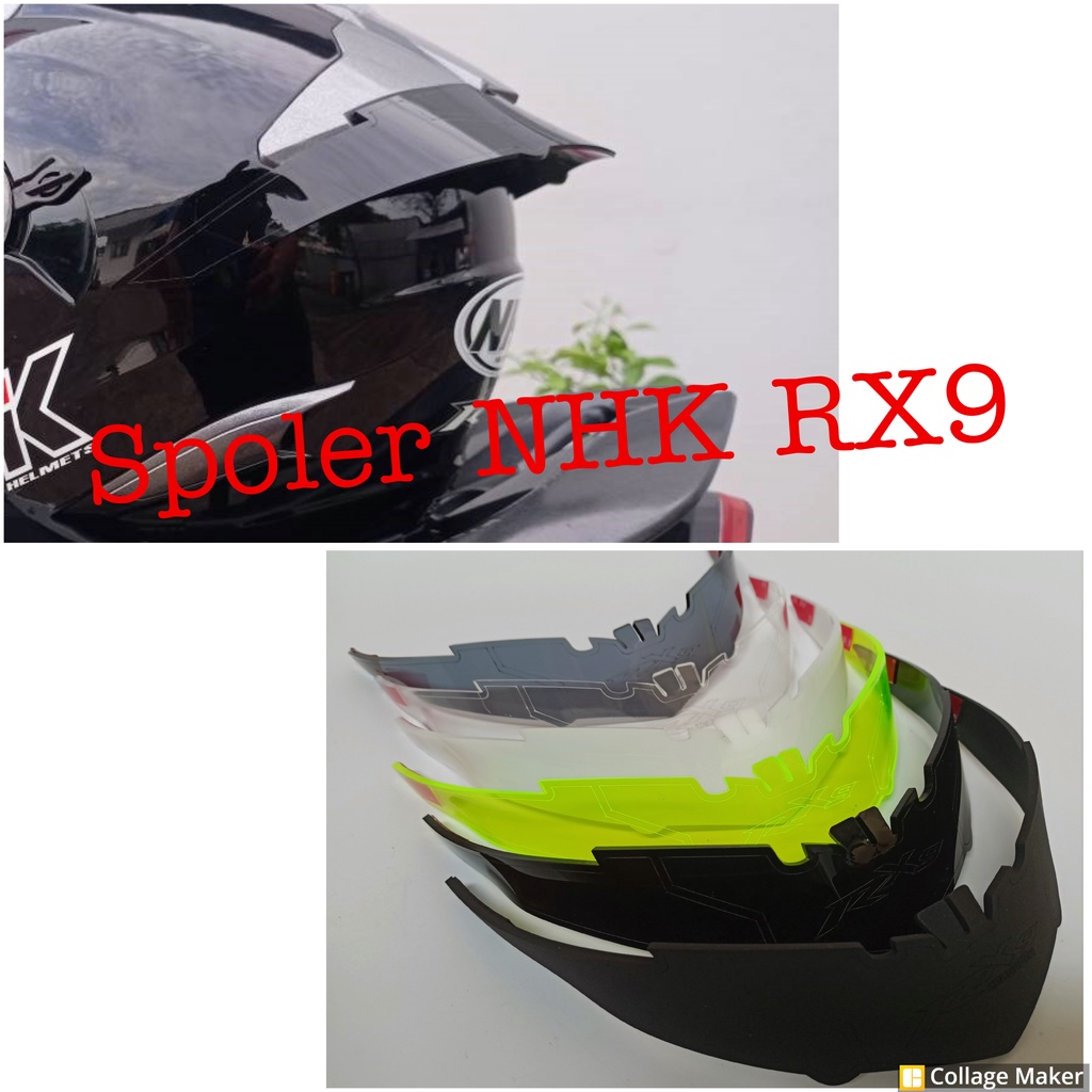 Jual Spoiler helm NHK RX9 All Series | Shopee Indonesia