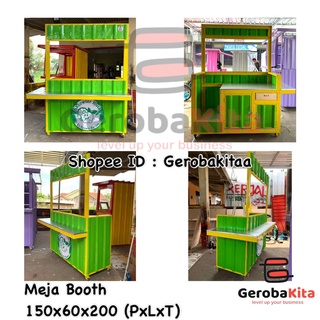 Jual Meja booth/ meja kontainer / meja stand booth | Shopee Indonesia