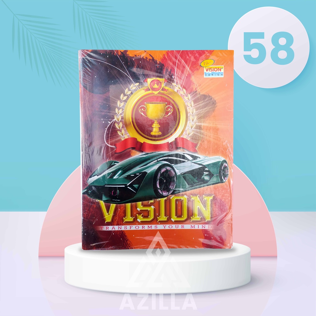 Jual Buku Tulis Vision 58 Lembar 10 Buku 1 Pack | Buku Tulis Sekolah ...