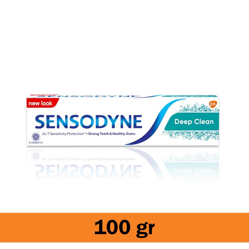 Jual Sensodyne deep clean toothpaste 100 gr | Shopee Indonesia