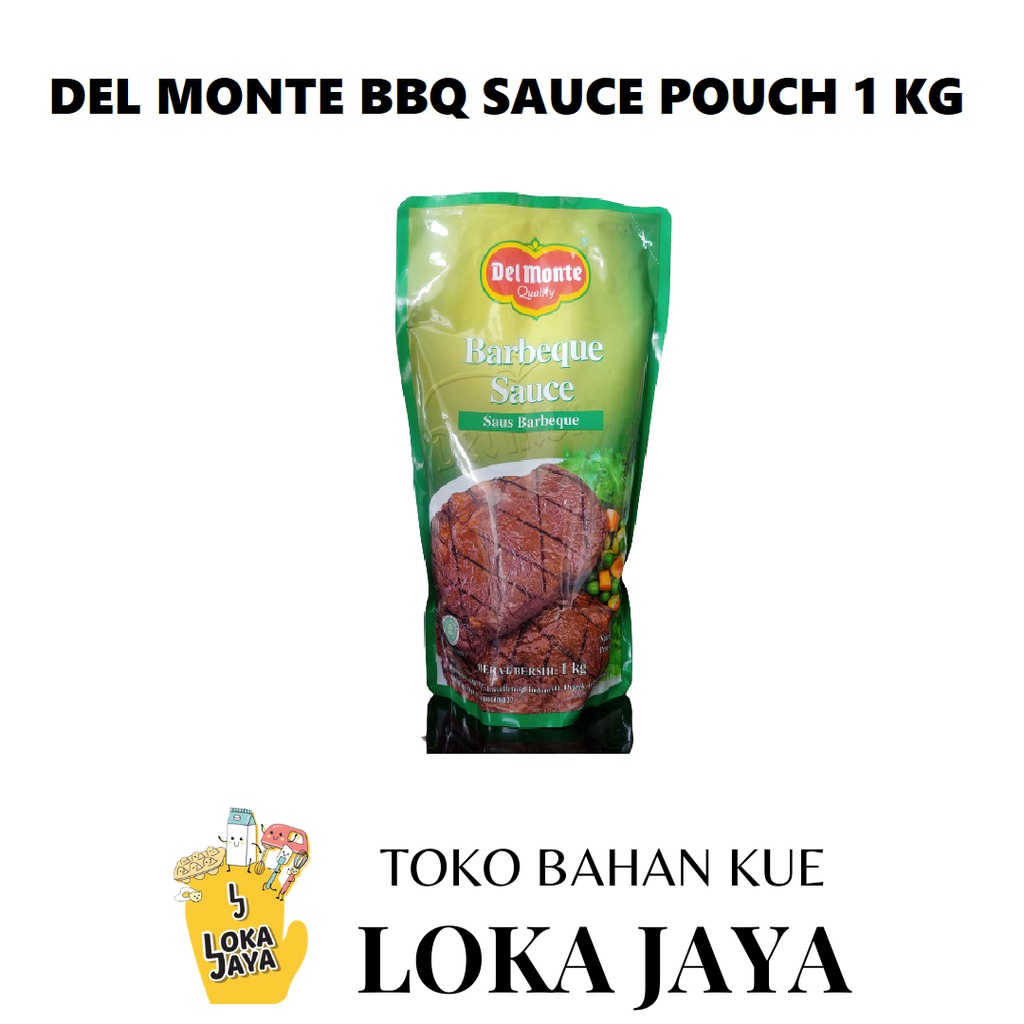 Jual DEL MONTE SAUS BARBEQUE | SAUS BBQ POUCH 1 KG | Shopee Indonesia