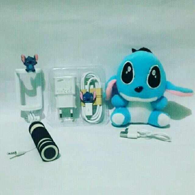 Jual PAKET SPECIAL LILO STITCH 3IN ( POWERBANK BONEKA + CHARGER ...