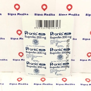 Jual Proris Tablet 200mg Isi 10 Tablet - Obat Nyeri dan Demam | Shopee ...