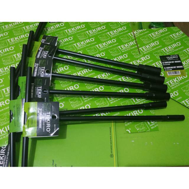 Jual KUNCI T TEKIRO..KUNCI SOCK T TEKIRO 8, 10, 11, 12, 13, 14 mm | Shopee Indonesia