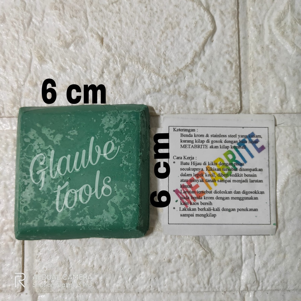 Jual Metabrite Batu Hijau Mini Langsol Pengkilap Logam Stainless Stell ...