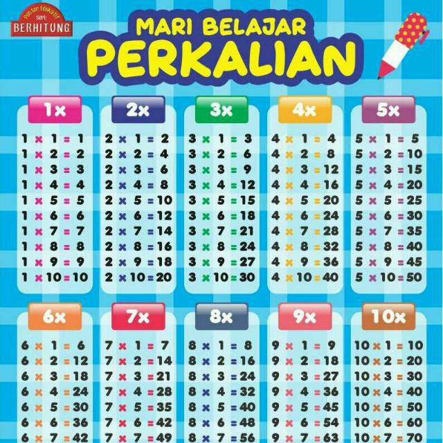 Jual Mari Belajar Perkalian | Shopee Indonesia