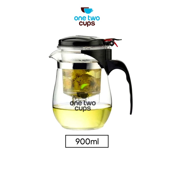 Jual One Two Cups Teko Pitcher Teh Chinese Teapot Maker 900ml | Shopee Indonesia