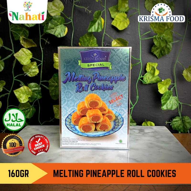 Jual Krisma Food Melting Pineapple Roll Cookies / Nastar Klasik 160gr ...