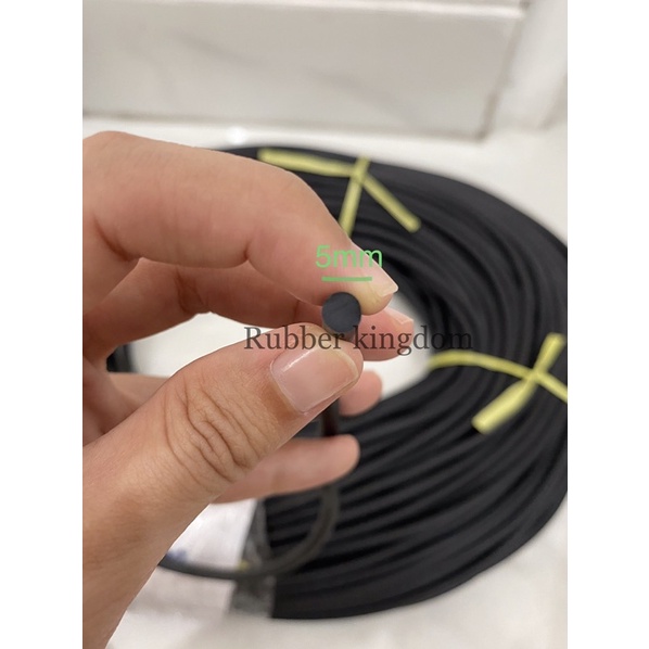 Jual ORING CORD 5mm METERAN O RING KARET O SEAL METERAN 5 mm RUBBER CORD | Shopee Indonesia