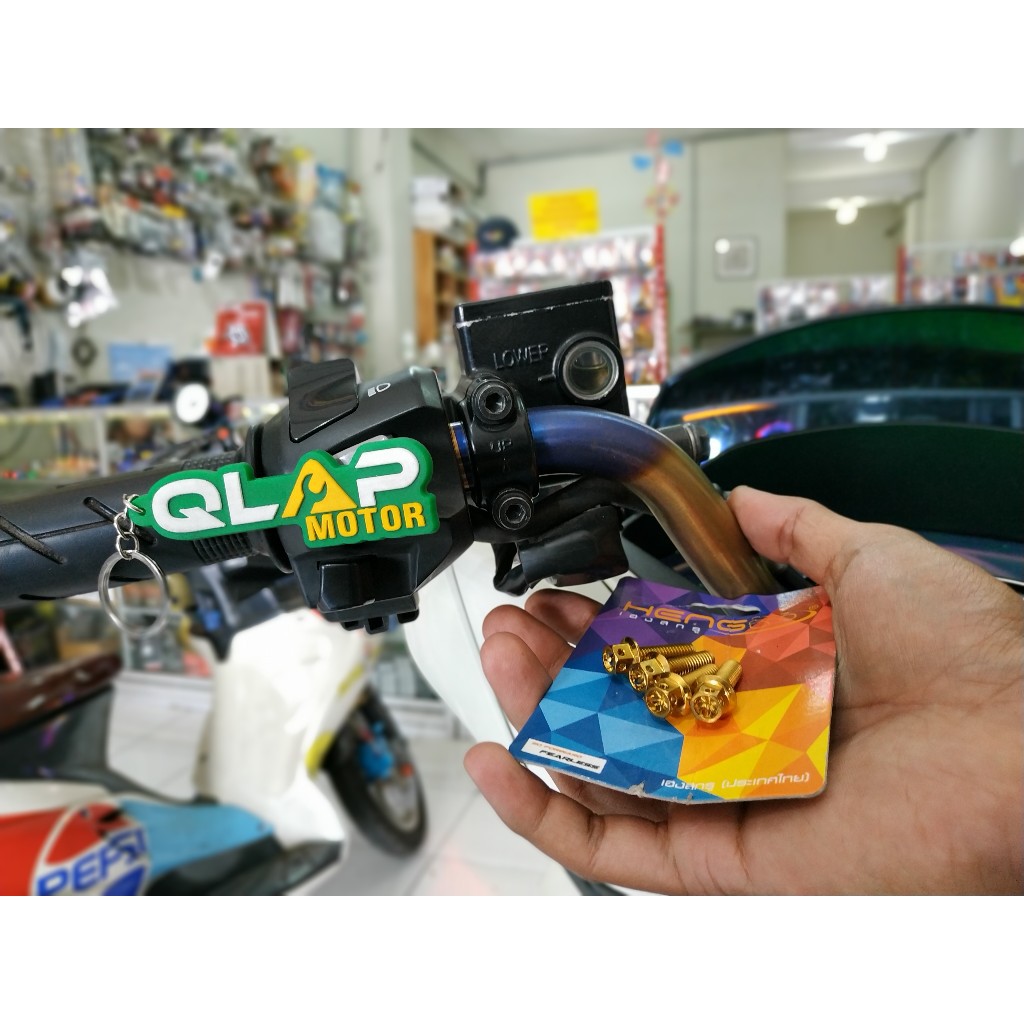 Jual Baut Stainless Gold Set Klem Master Rem PCX | Shopee Indonesia