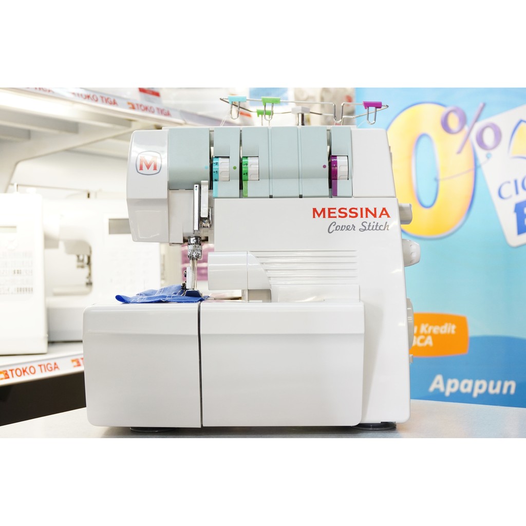 Jual Mesin Jahit Overdek/Kamput/Interlock MESSINA Tokyo 14T3C Portable ...