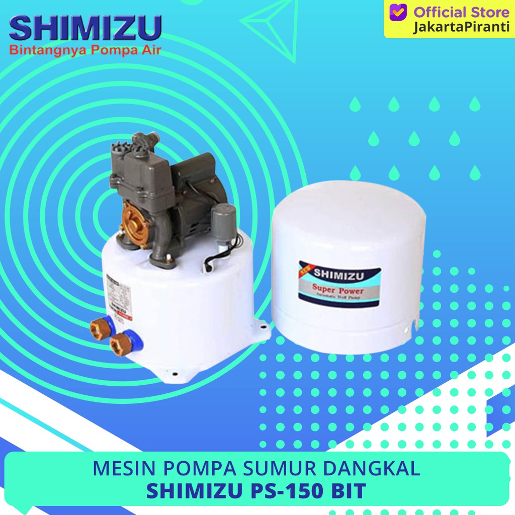 Jual Mesin Pompa Air Sumur Dangkal Otomatis Tabung Bawah 150 Watt ...