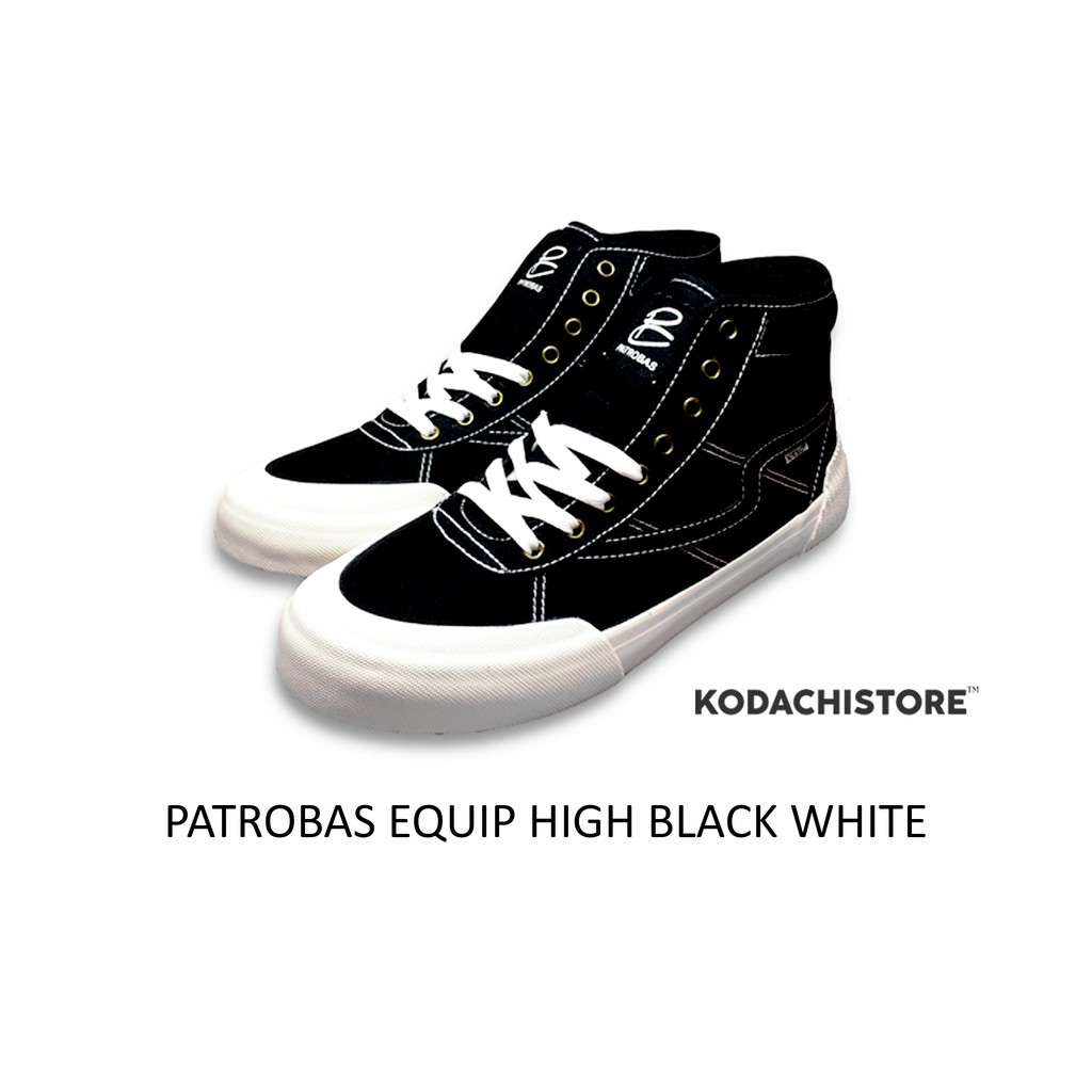 Sepatu Patrobas Equip High Black White - Patrobas equip high black ...