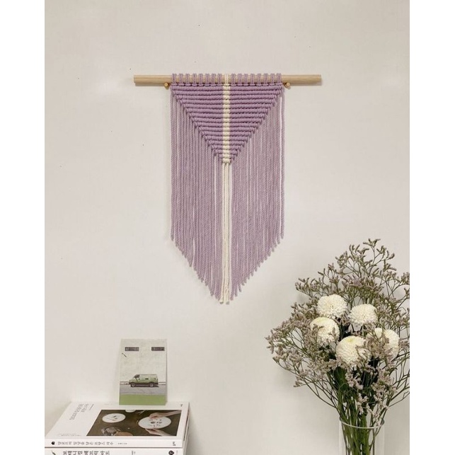 Jual macrame wallhanging/hiasan dinding makrame/walldecor macrame ...