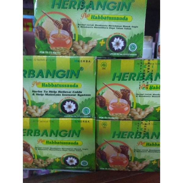 Jual Herbangin plus habbatussauda @15 ml minimal pembelian 6 saset ...