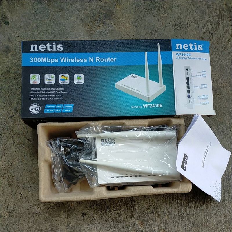 Jual NETIS WF2419E 300 Mbps BEKAS | Shopee Indonesia