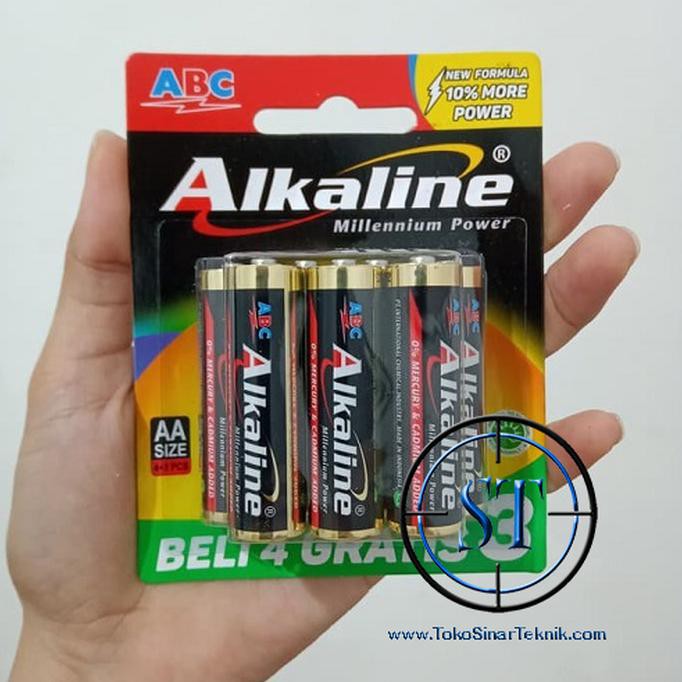 Jual Battery Abc Alkaline Aa 3+4 ( Total 7 Baterai ) Sitekni88 Ayo ...