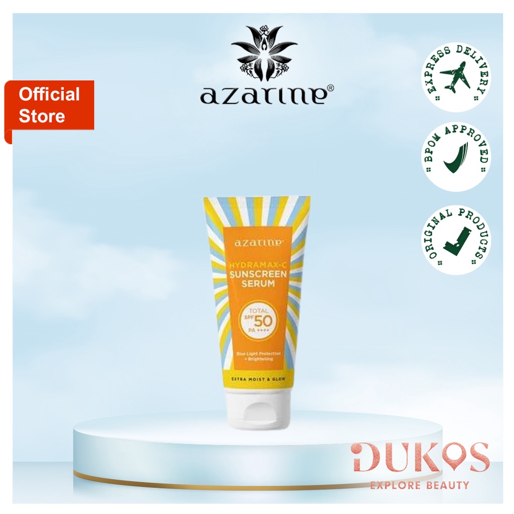 Jual AZARINE Hydramax-C Sunscreen Serum SPF 50 PA++++ 40ml BPOM ...