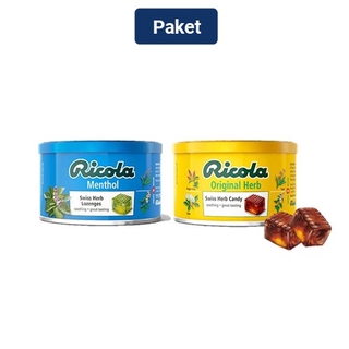 Jual Ricola Permen Menthol Drum 100 gr + Ricola Permen Original Herb Drum 100 gr | Shopee Indonesia