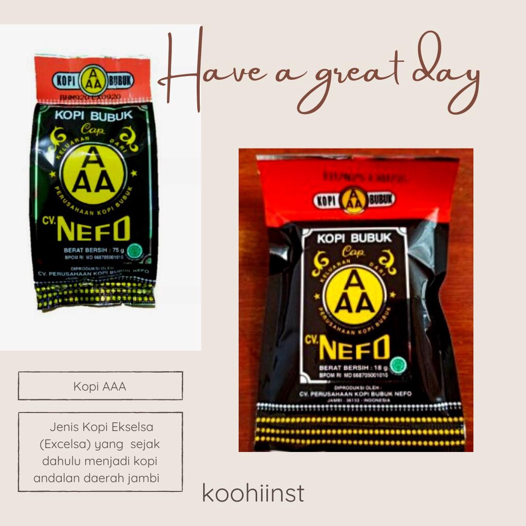 Jual Kopi AAA kopi hitam ekselsa kopi khas jambi | Shopee Indonesia
