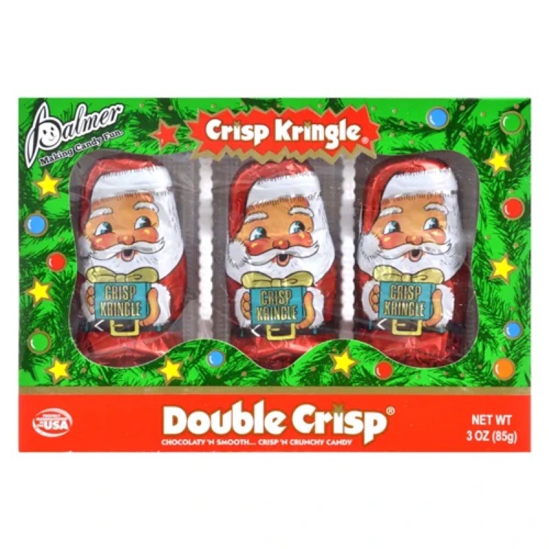 Jual Palmer Crisp Kringle Double Crisp Chocolate Santas 3 Pack | Shopee ...