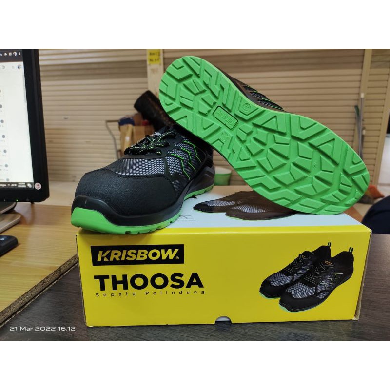 Jual Sepatu Safety Krisbow Thoosa Original | Shopee Indonesia