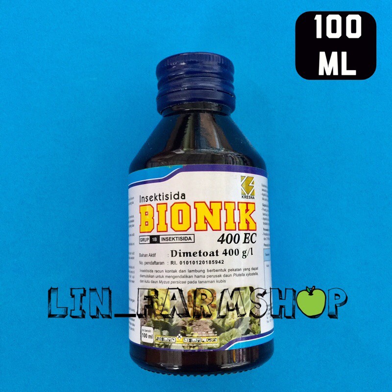 Jual BIONIK 400 EC 100 ML INSEKTISIDA ( Dimetoat 400 g/l ) | Shopee ...