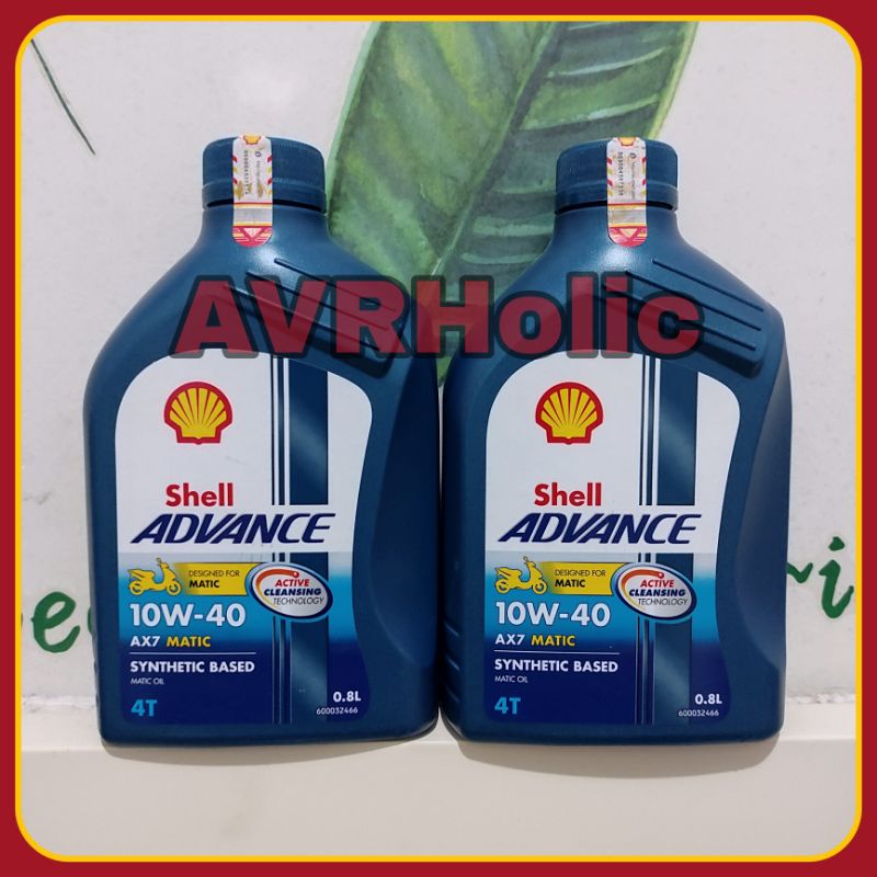 Jual Oli Shell AX7 dan AX5 Matic 10w-40 10w 40 dan 10w-30 10w 30 800ml ...