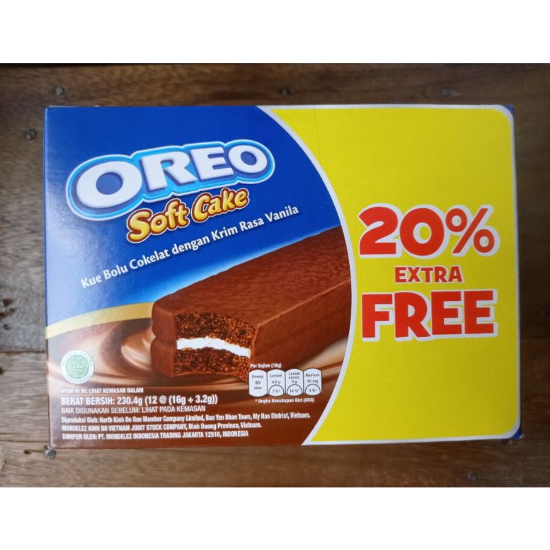 Jual OREO Soft Cake (1 dus isi 12x19,2 gr) | Shopee Indonesia