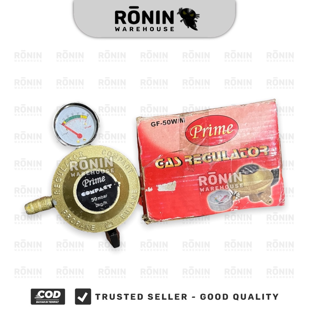 Jual PRIME Regulator LPG Meteran 30 Mbar Gas Kompor Meter | Shopee ...