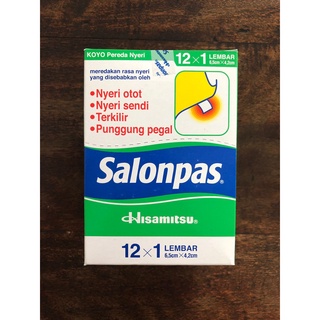 Jual Koyo Salonpas Box Isi 12 Lembar x 10 Sachet | Shopee Indonesia