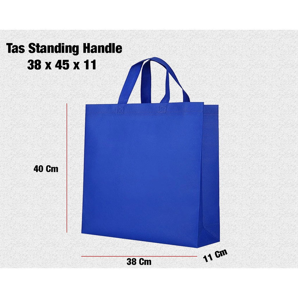 Jual Tas Spunbond Standing Handle Bag 38 x 45 x 11 Tas belanja | Shopee ...