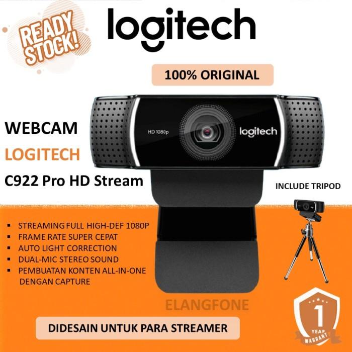 Jual Cam Logitech C922 Pro Stream Webcam Hd Original | Shopee Indonesia