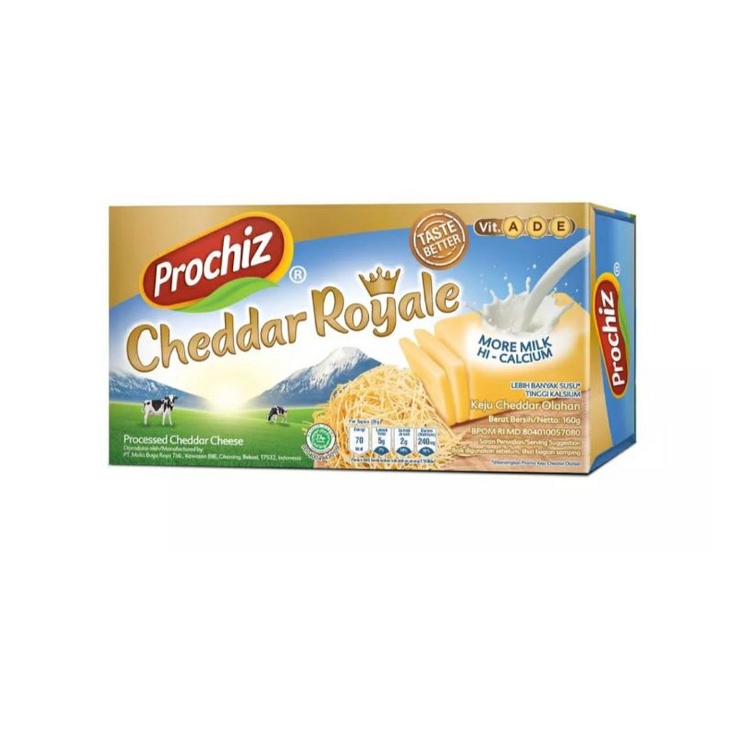Jual PROCHIZ Cheddar Royale Cheese 160g | Shopee Indonesia