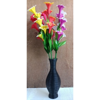 Jual bunga Lily artificial tangkai panjang / bunga Lily plastik cabang ...