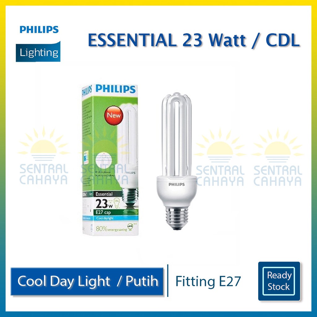 Jual LAMPU PHILIPS ESSENTIAL 23W E27 | Shopee Indonesia