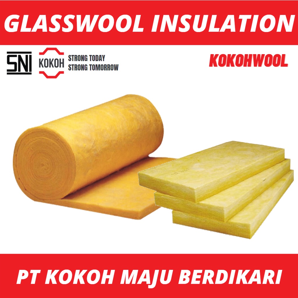 Jual GLASSWOOL Insulation Density 16 Tebal 25mm & 50mm | Shopee Indonesia