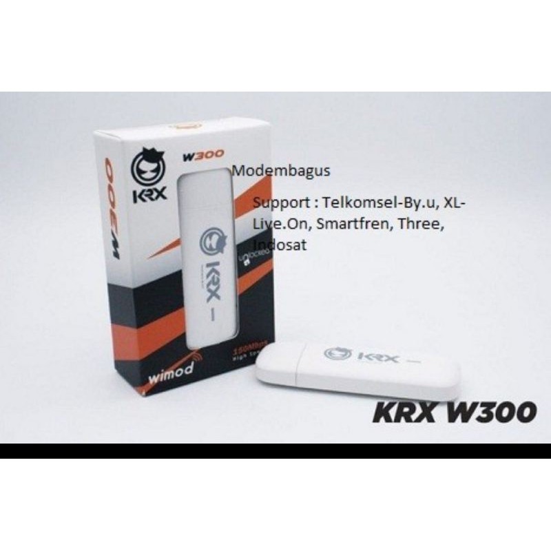 Jual KRX W300 Wingle Modem Wifi Hotspot GSM 4G LTE Support Powerbank ...