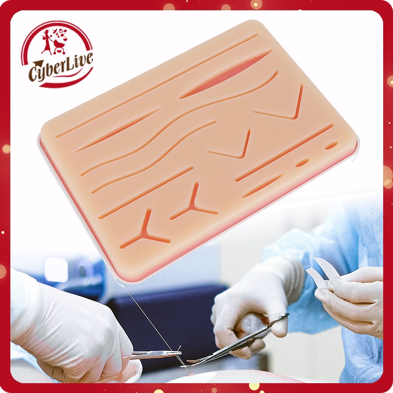 Jual Model Kulit Silikon Pad 3 Layer Sutura Latih Jahit Luka Medis ...