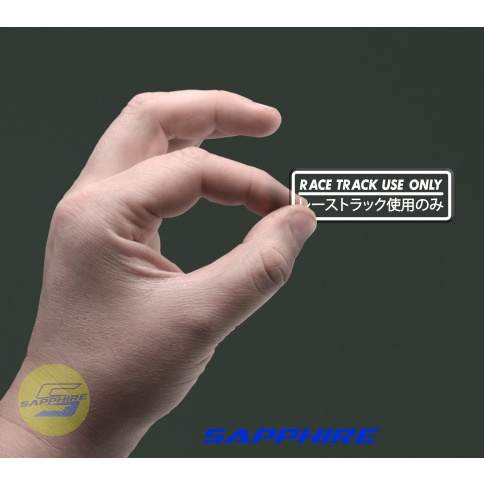 Jual Stiker STICKER Transparan Race Track Use Only | Shopee Indonesia