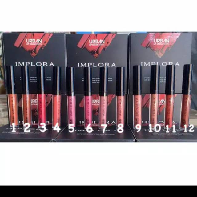 Jual Lip cream implora Original | urband lip cream implora harga Promo ...